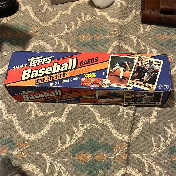 Topps | Games | Topps Baseball Cards Complete Set Red And Blue | Poshmark
